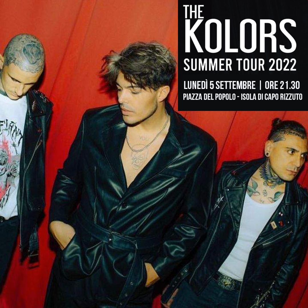 IL 5 SETTEMBRE IL CONCERTO DEI THE KOLORS A ISOLA CAPO RIZZUTO - Esperia Tv