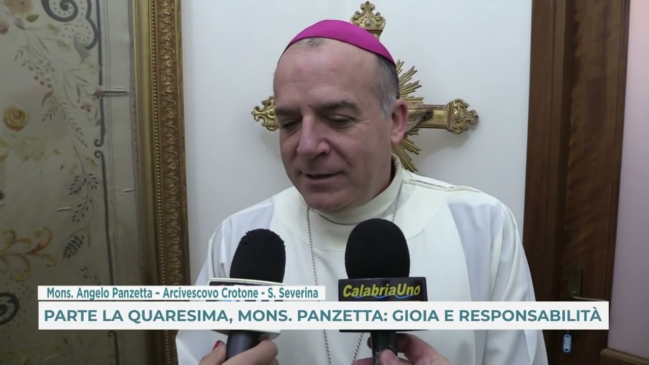 PARTE LA QUARESIMA, MONS. PANZETTA: GIOIA E RESPONSABILITÀ - Esperia Tv