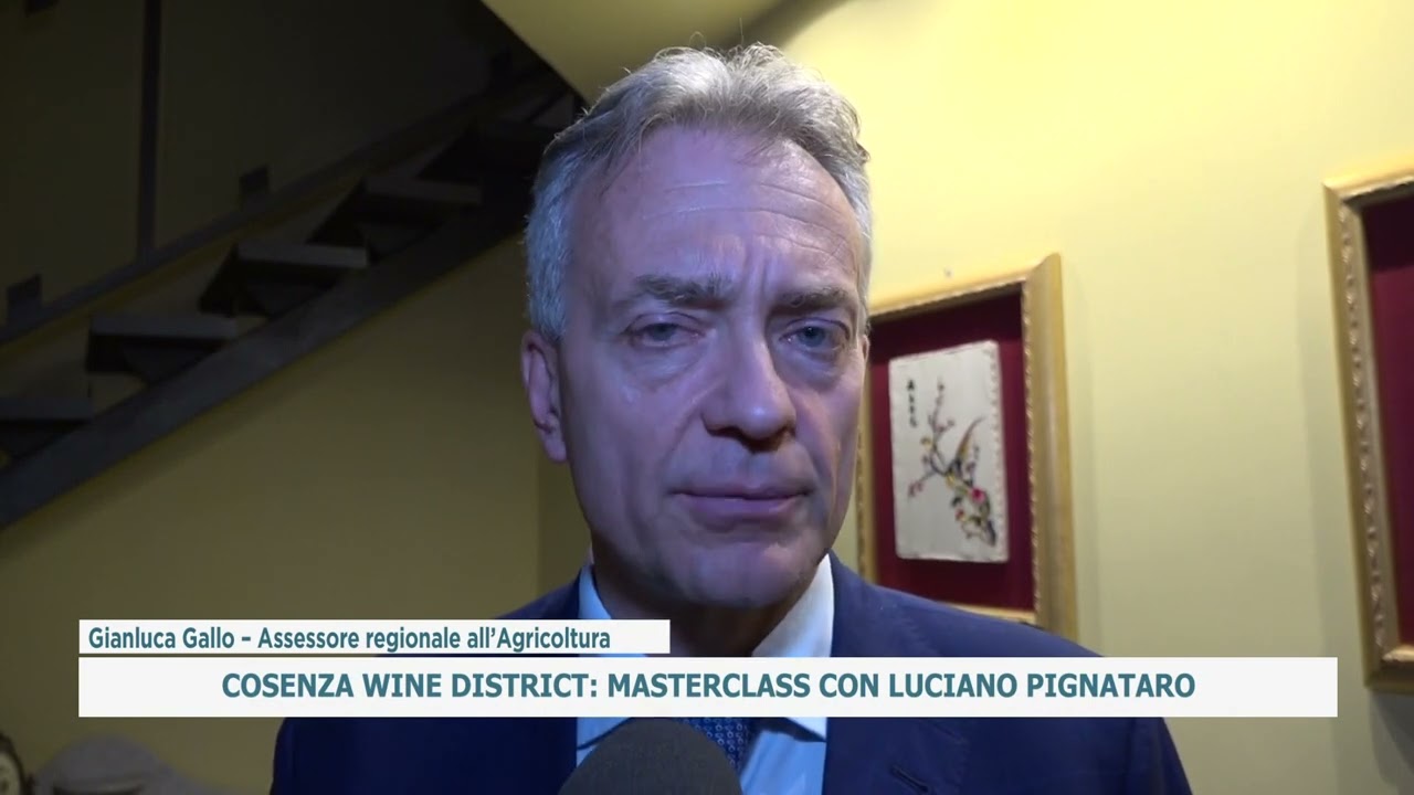 COSENZA WINE DISTRICT: MASTERCLASS CON LUCIANO PIGNATARO - Esperia Tv